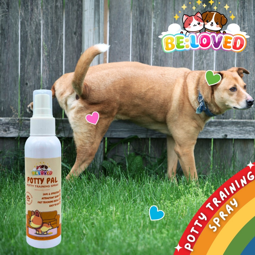 Be:Loved Potty Spray Training Dog 50ml Pet Defecation inducer | Shopee ...