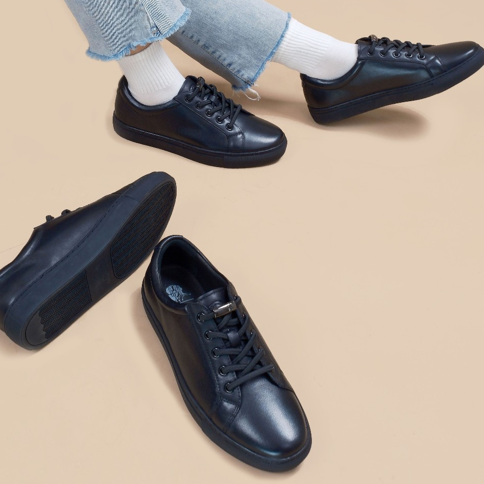 Pabder TM4944 Men's Low-cut Sneakers Black | Shopee Philippines