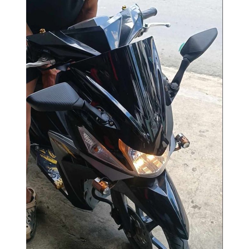 M3/MIO I 125 NINJA VISOR WINDSHIELD WITH HEAVY DUTY BRACKET | Shopee ...