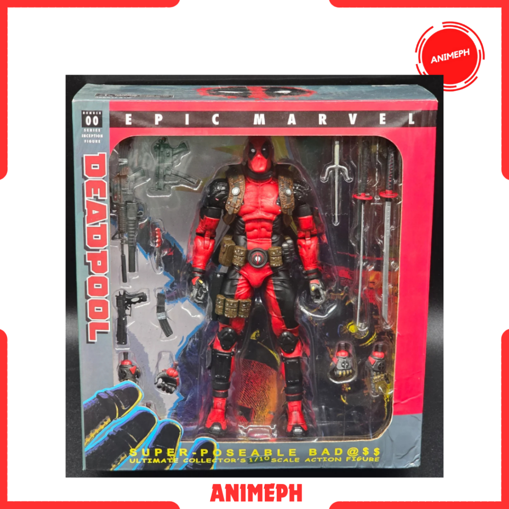 NECA Deadpool marvel Avengers X-Men 7-inch Deadpool DP movable doll ...