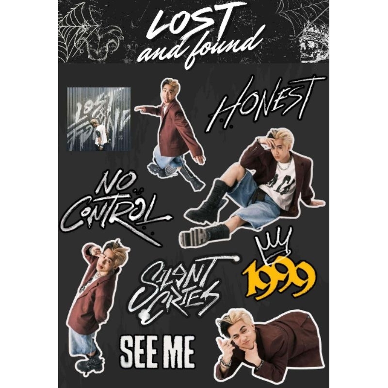 Lost and Found Album Inspired Vinyl Sticker Sheet by Josh Cullen ...