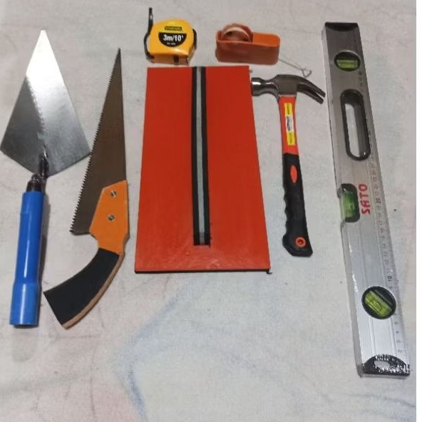 MASONRY AND CARPENTER TOOL SET 7IN1 RODELA/RODELITA/LEVEL BAR/LAGARI ...