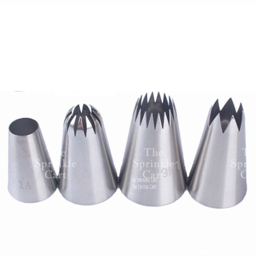 Assorted 4pcs Nozzle Tip Set for Cake Icing Decoration TSC | Shopee ...