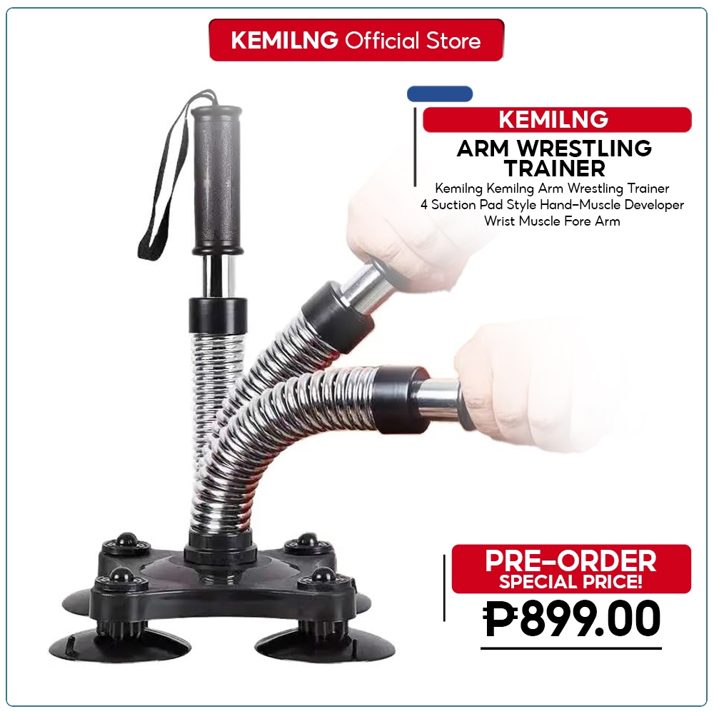 Kemilng Arm Wrestling Trainer 4 Suction Pad Style Hand-Muscle Developer ...