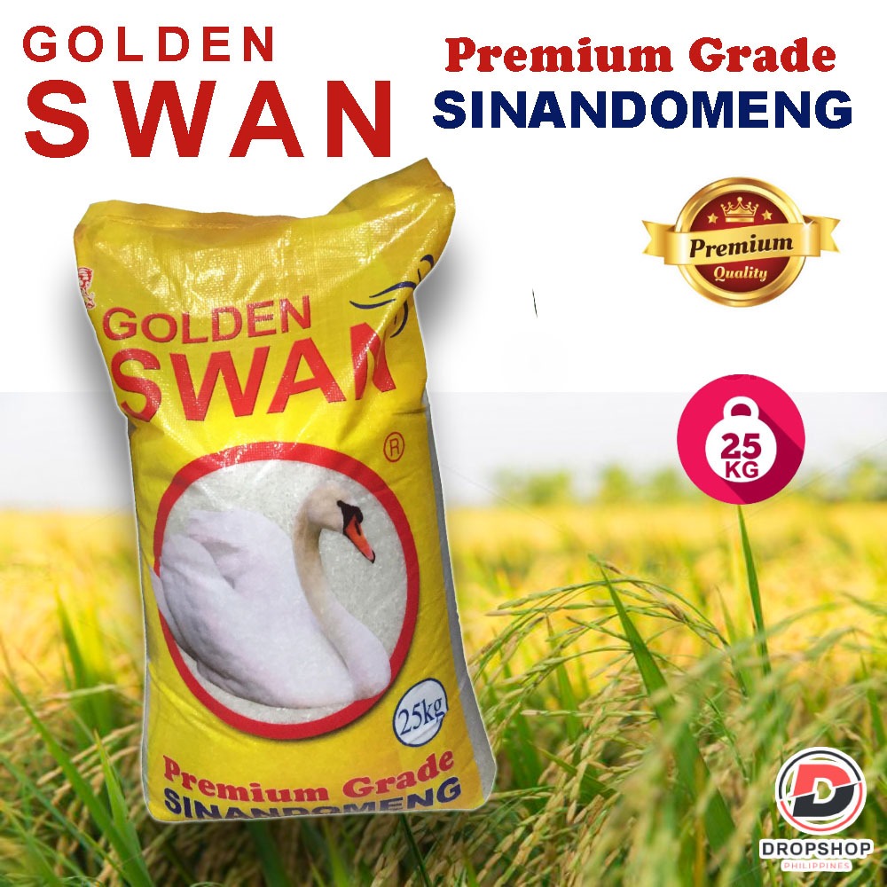 DP 25kg Golden Swan Premium Grade Sinandomeng Rice is from Local ...