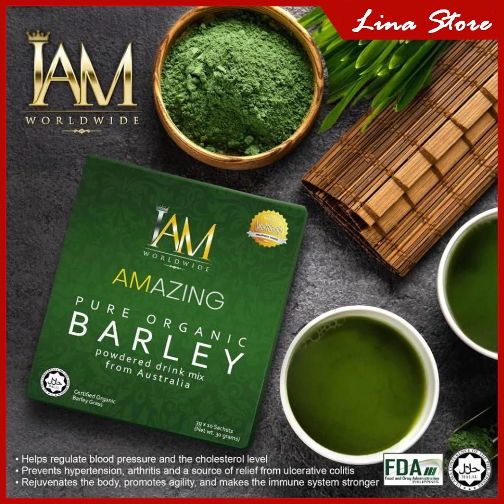 [Ready Stock] Organic Barley Powder IAM Amazing Pure Barley - Natural ...