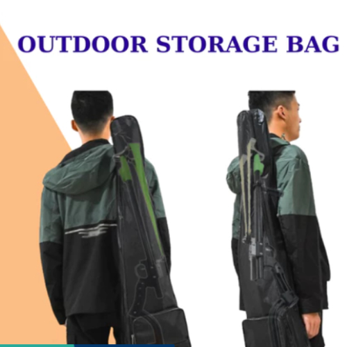 Long Black Backpack Rubber Band Launcher Bag Large Capacity Used for ...