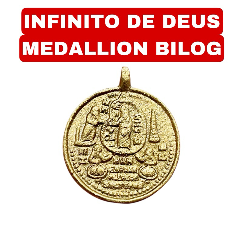 Infinito De Dios Bilog Medallion with Oracion | Shopee Philippines