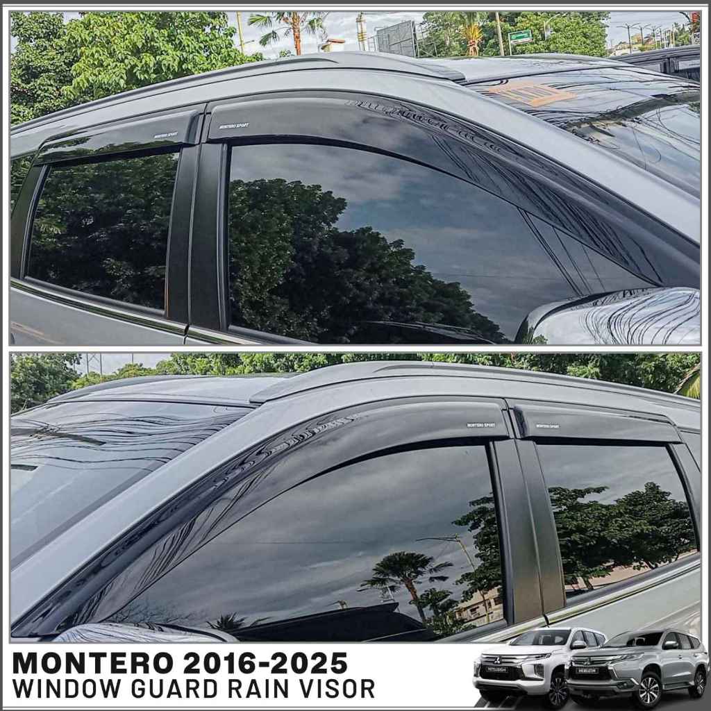 MITSUBISHI MONTERO 2016 - 2025 RAIN VISOR (2016 2017 2018 2019 2020 ...