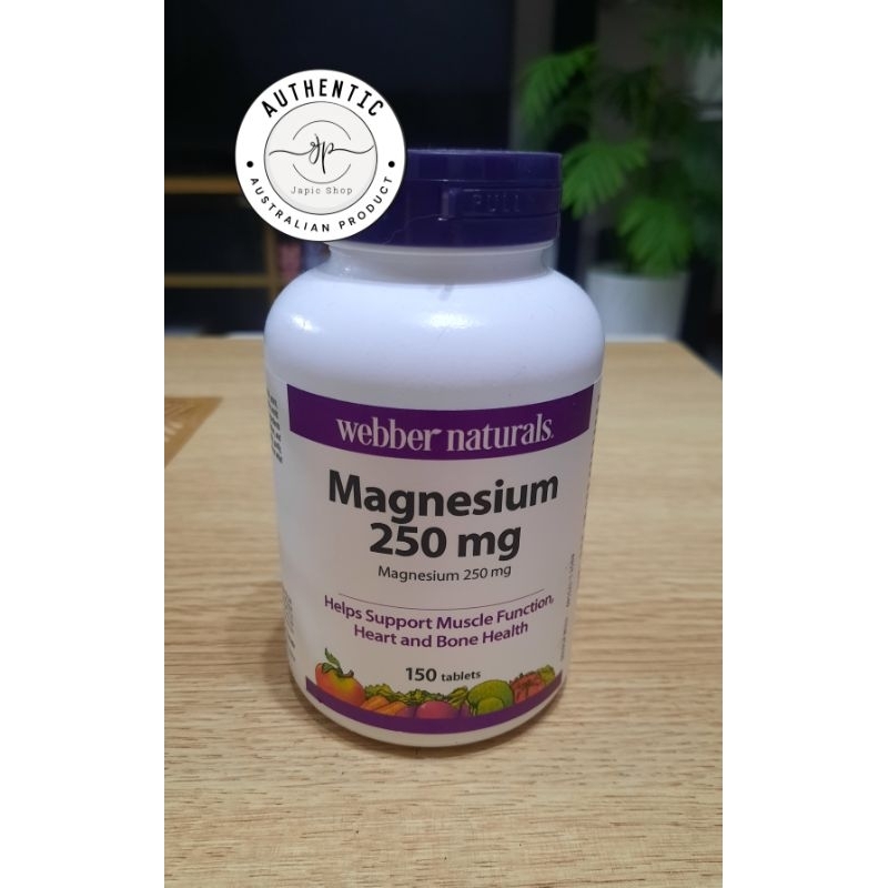 Webber Naturals Magnesium 250mg | Shopee Philippines