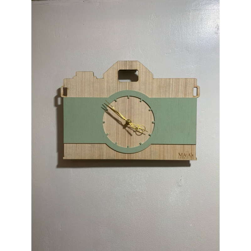 Wooden Decorative Wall Clock Camera | Shopee Philippines