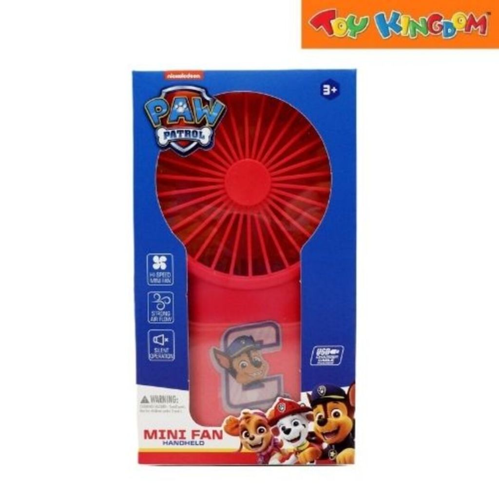 Paw Patrol Chase Red Mini Fan Handheld | Shopee Philippines