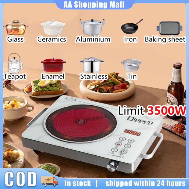 3500W Electric Stove Infrared Burner Induction Cooker Ceramic Infrared ...