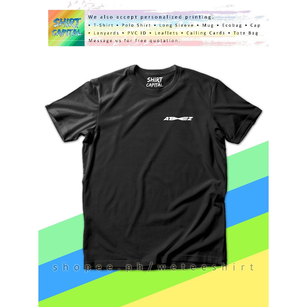 KPOP Ateez Minimalist Shirt Outfit / Atiny T-Shirt Merch - Side Print ...