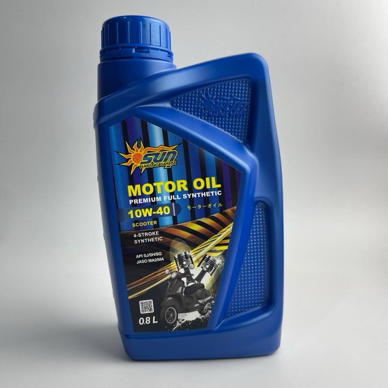 SUN RACING SCOOTER ENGINE OIL 800ml | Shopee Philippines