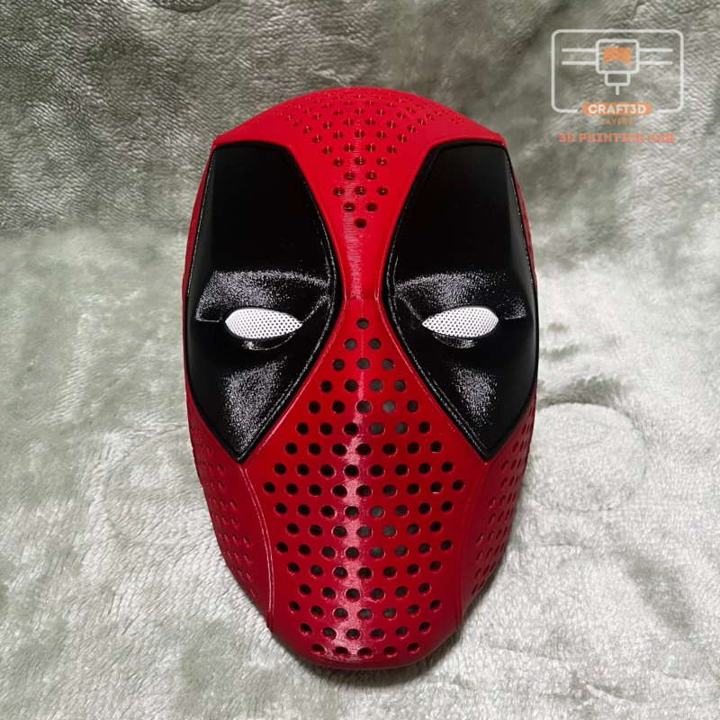 Deadpool Faceshell | Mask | Cosplay | Costume | Marvel | X-Men | 3D ...