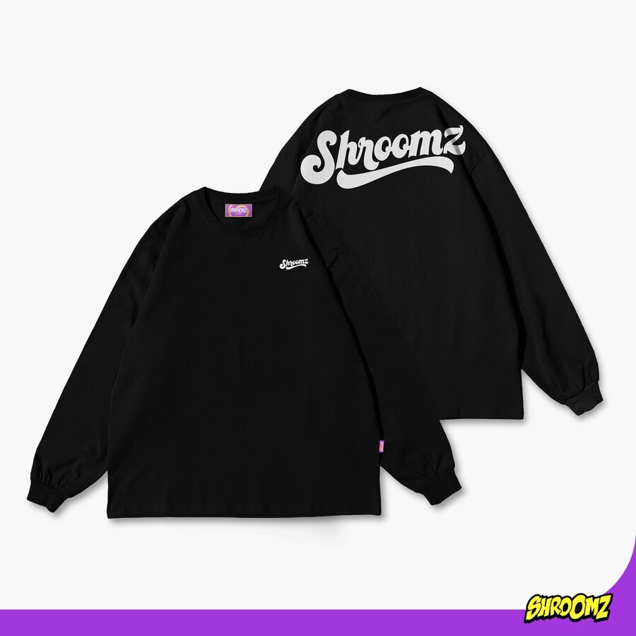 Shroomz Text Logo Sweat Shirt | Shopee Philippines