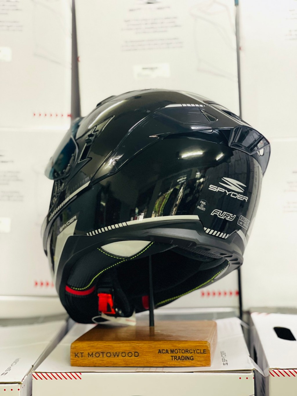 SPYDER FURY V3 Fullface Dual Visor Helmet w/ FREE CLEAR VISOR | Shopee ...