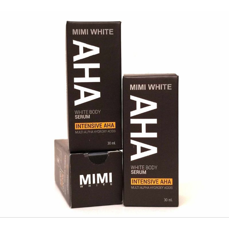 AHA mimi white body serum whitening & lightening gel 30g | Shopee ...