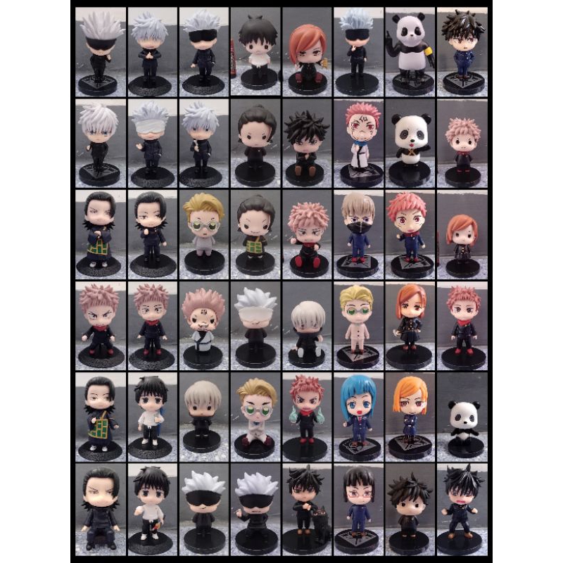 Jujutsu Kaisen Anime Chibi Yuji Itadori Satoru Gojo Sukuna Nanami ...