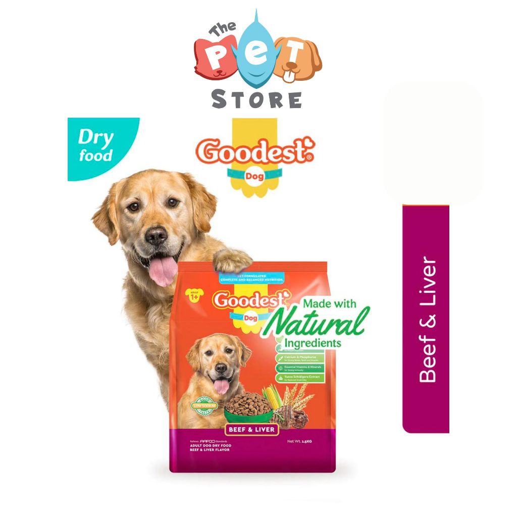 GOODEST Adult Dog 20kg Dry Food in Beef & Liver | Shopee Philippines