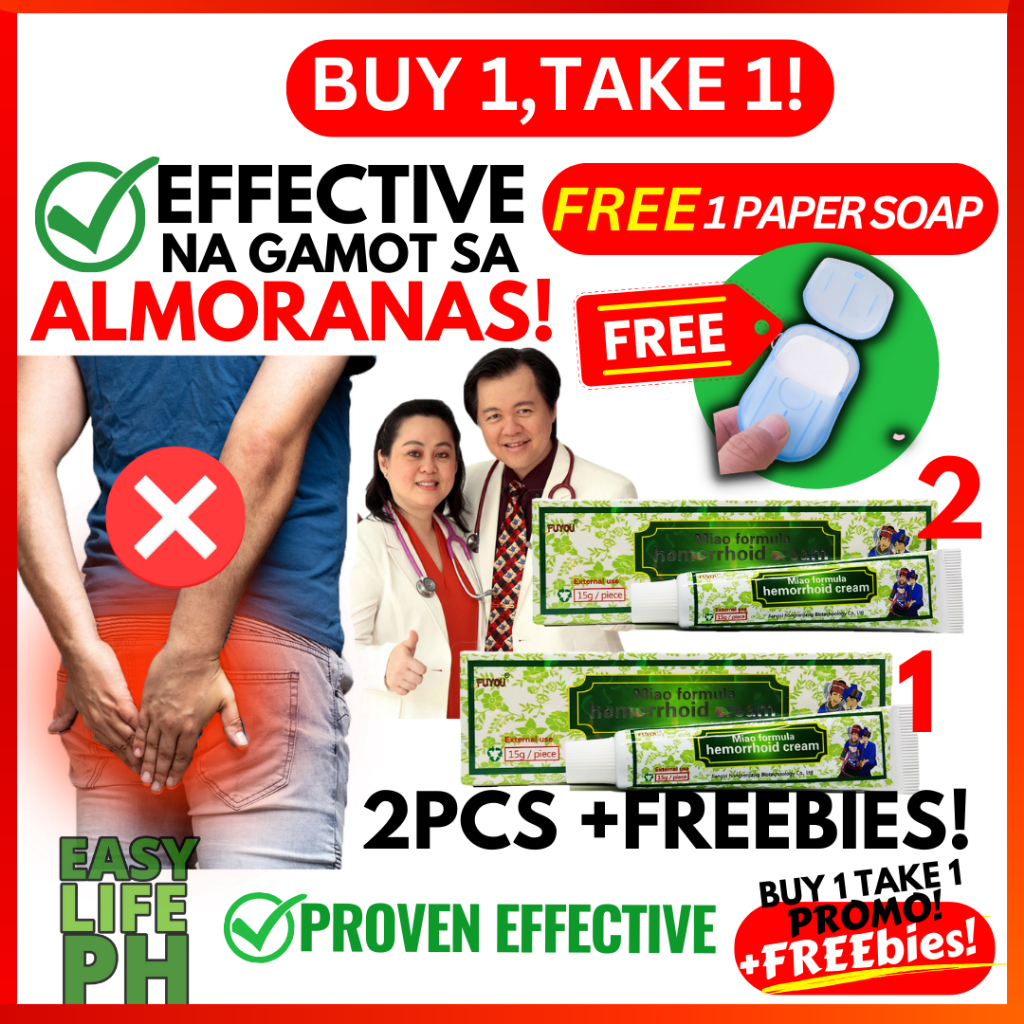 BUY1 TAKE1! Original Effective Almoranas Cream Anti Hemorrhoids Miracle ...