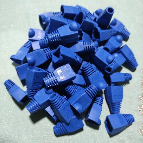 100pcs RUBBER BOOTS FOR RJ45 CAT5,CAT6 INTERNET CABLE 20PCS,50PCS,70PCS ...