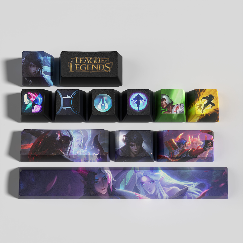League of Legends Aphelios Custom PBT dye 12 keys OEM Profile ...