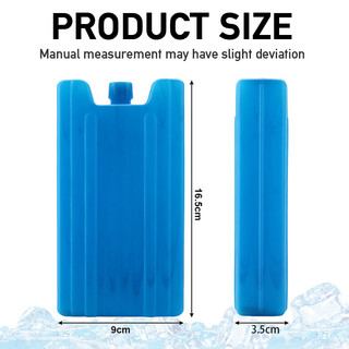 5pcs Ice Packs 400ml Reusable Blue Gel Ice Pack Freezer Packs | Shopee ...