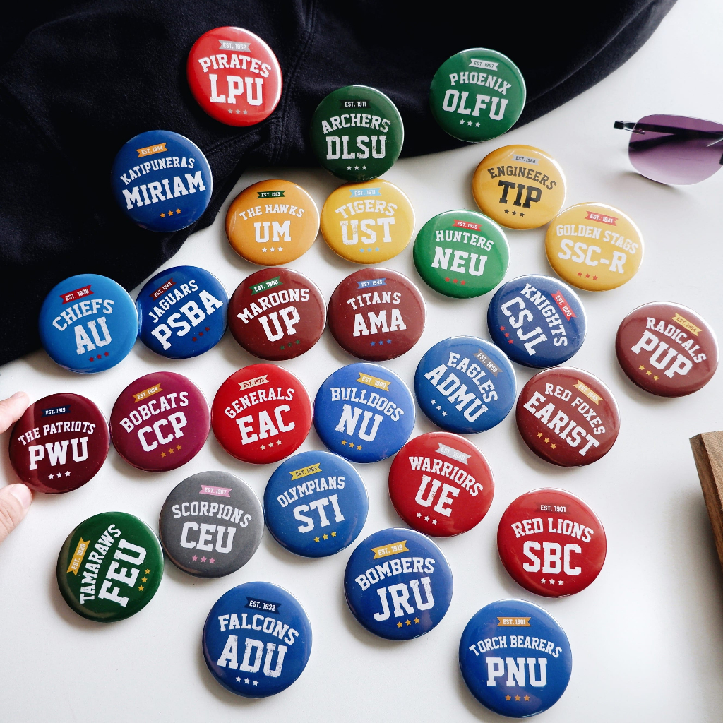 Papemelroti School Badge | UP ADMU DLSU UST STI PUP LPU FEU | Pin ...
