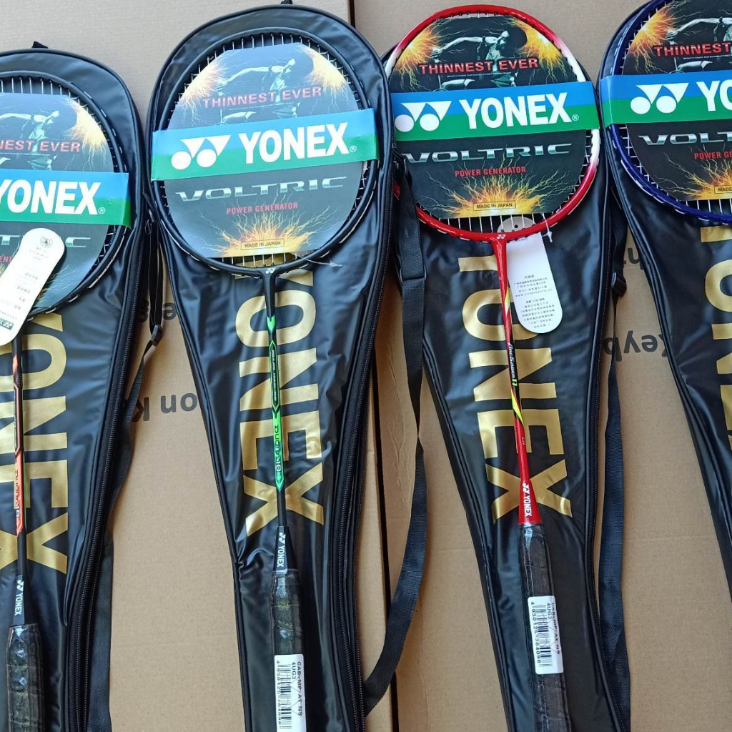 BADMINTON SINGLE RACKET RANDOM DESIGN W/FREE BAG. | Shopee Philippines