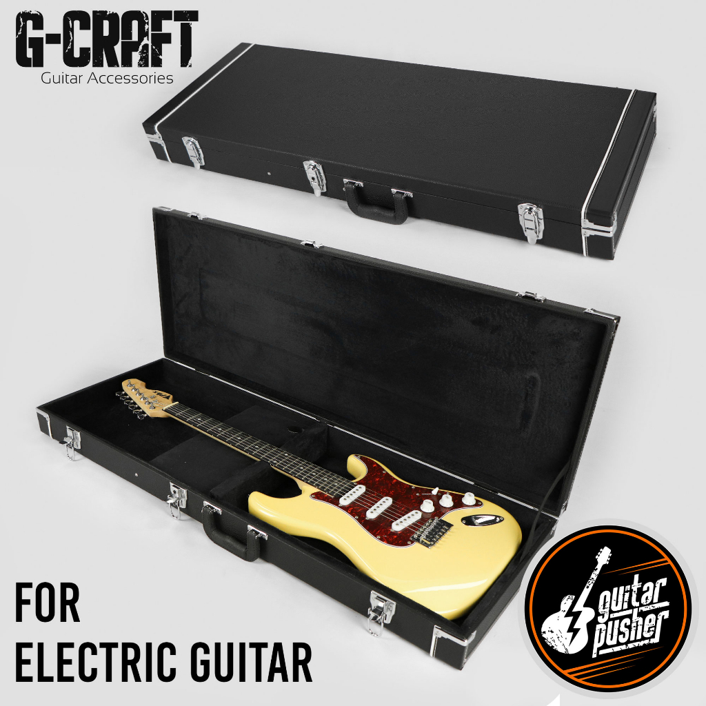 G-Craft GCEC Rectangular Hard Case for Electric Guitar (Black) | Shopee ...