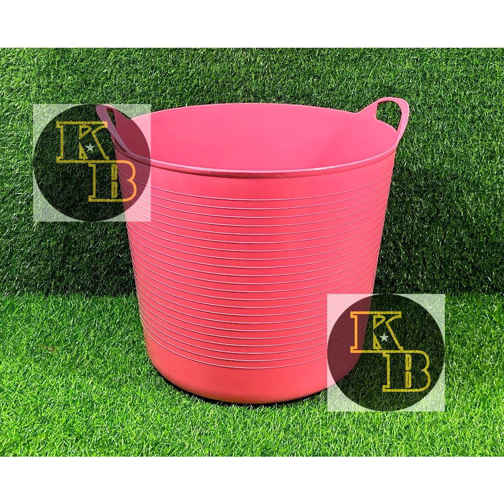 9390 LARGE LAUNDRY BASKET PAIL AESTHETIC MODERN STYLE MULTIPURPOSE WITH ...