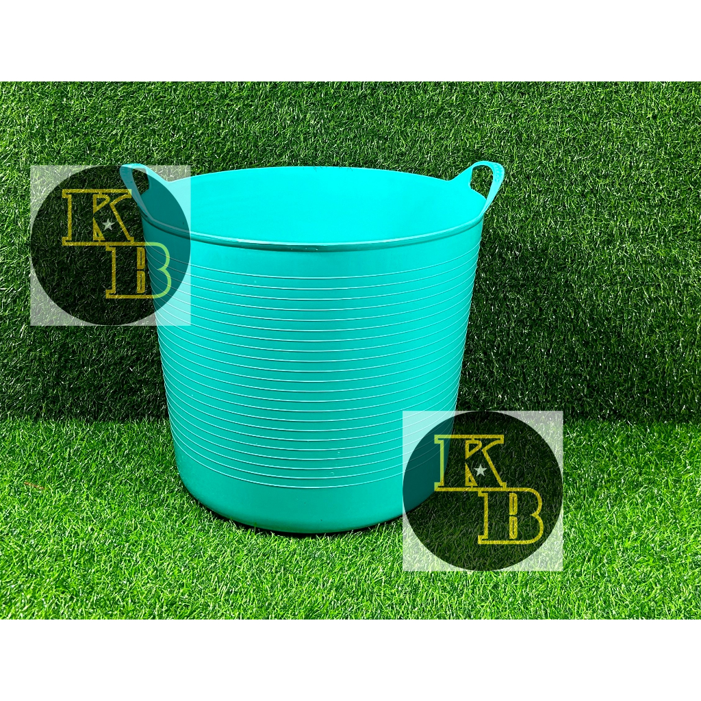 9390 LARGE LAUNDRY BASKET PAIL AESTHETIC MODERN STYLE MULTIPURPOSE WITH ...
