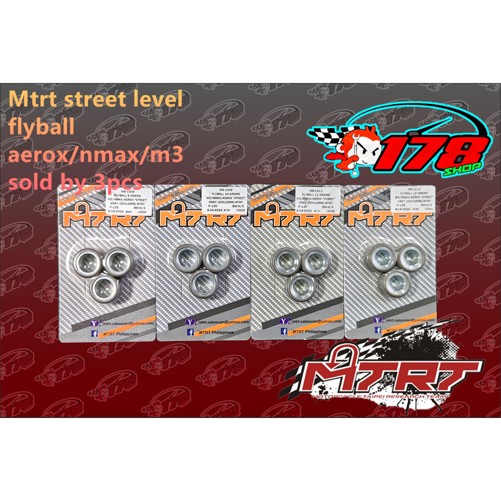 MTRT street level flyball aerox/nmax/mio i 125 sold 3pcs | Shopee ...