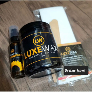LUXE WAX ORGANIC SUGAR WAX | Sunflower oil | Shopee Philippines