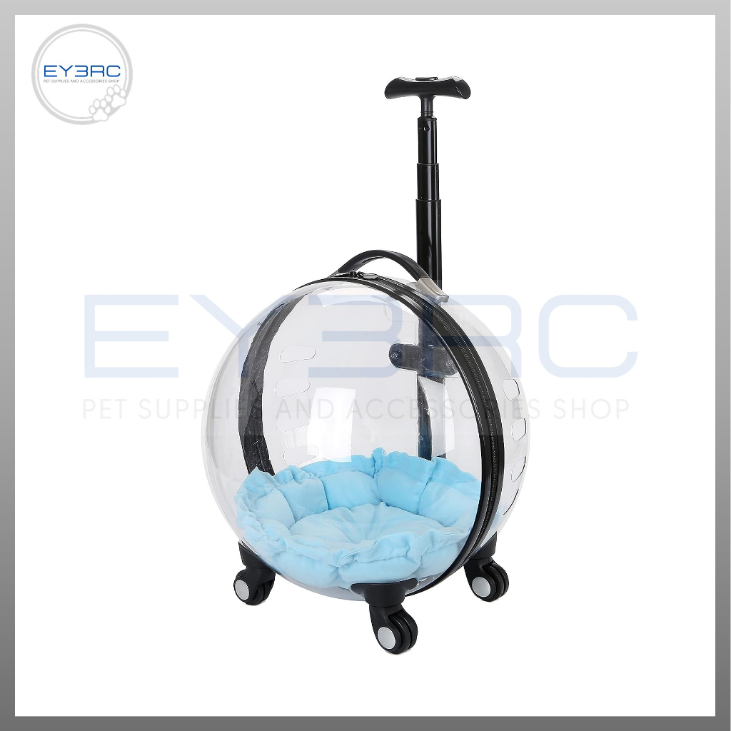 Pet Transparent Capsule with Silent Wheels | Shopee Philippines