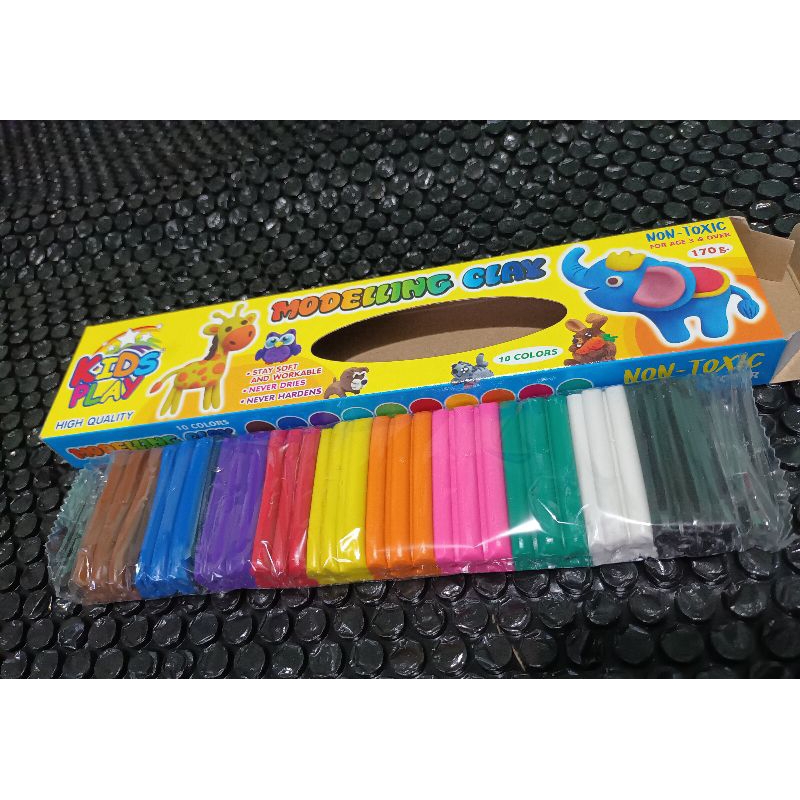 Clay 10n1 color Modelling Clay Bar School Supplies | Shopee Philippines