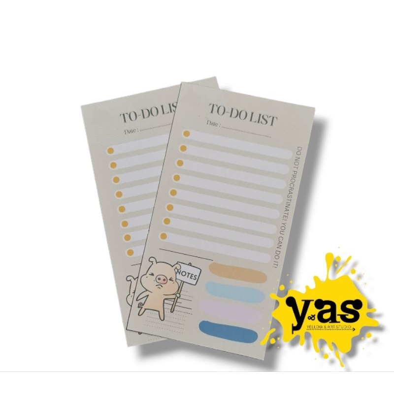 TO DO LIST NOTEPADS (50 sheets/pad) | Shopee Philippines