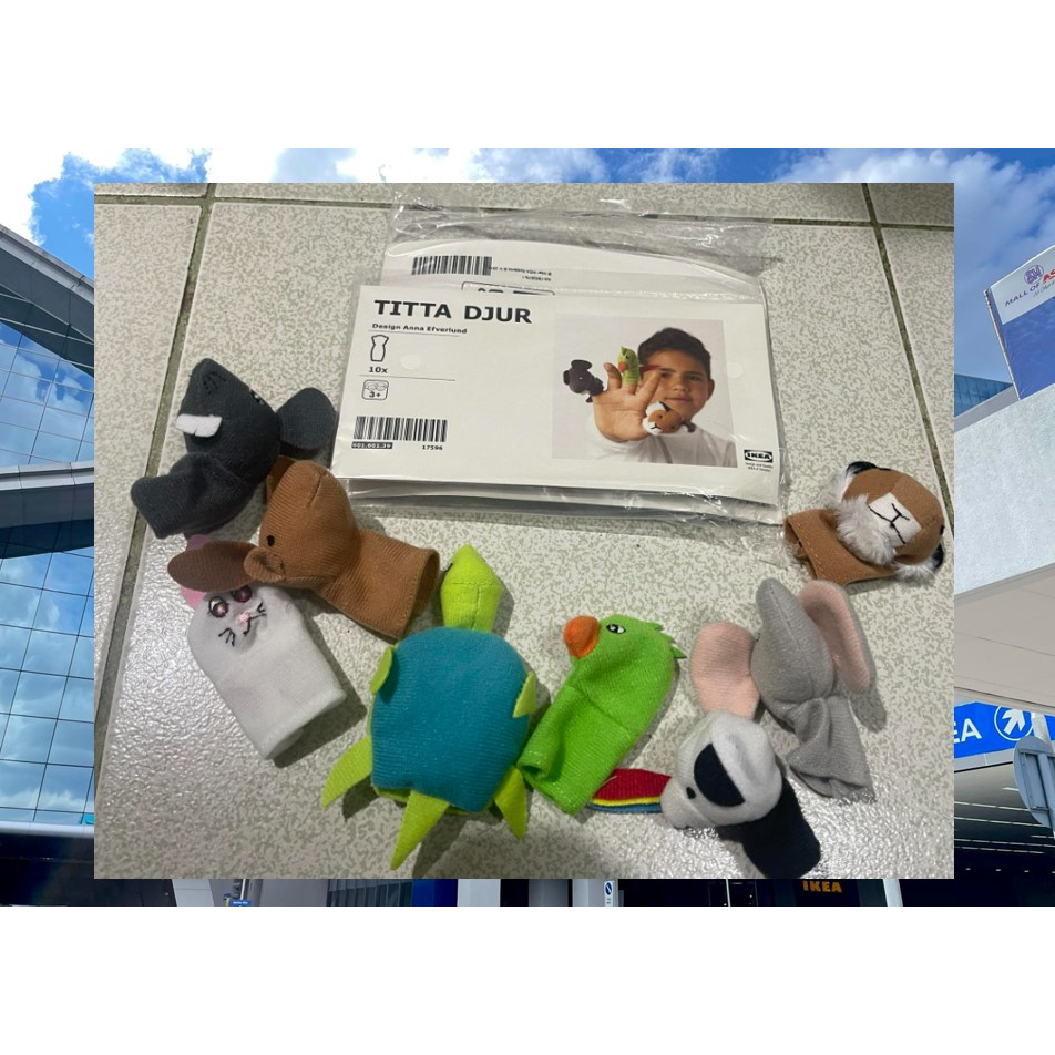 S21 Authentic TITTA DJUR Finger puppet, mixed colors | Shopee Philippines