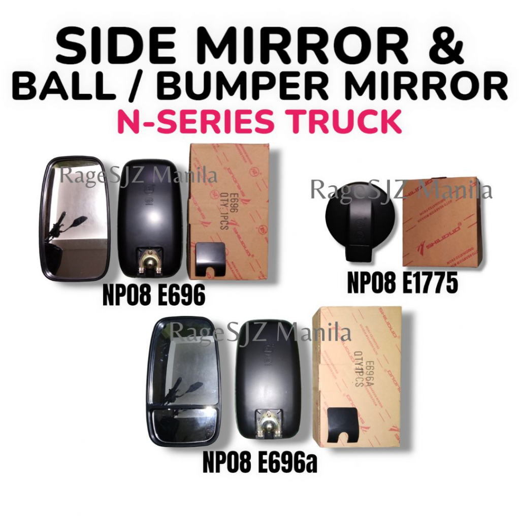 𝗦𝗜𝗗𝗘 𝗠𝗜𝗥𝗥𝗢𝗥, 𝗕𝗔𝗟𝗟 / 𝗕𝗨𝗠𝗣𝗘𝗥 𝗠𝗜𝗥𝗥𝗢𝗥 𝗜𝗦𝗨𝗭𝗨 NP08 𝗡-𝗦𝗘𝗥𝗜𝗘𝗦 (1 pc only ...