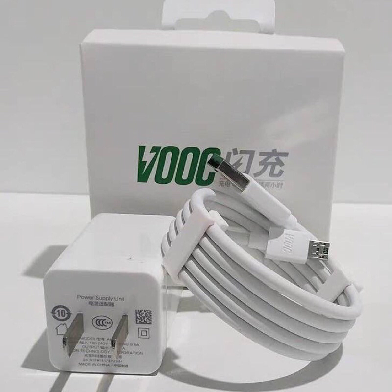 VOOC Fast Charger + USB Cable 5A Original Super Flash Micro Android ...