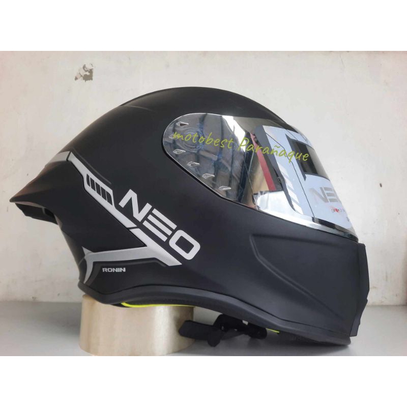 SPYDER NEO Ronin Fullface Helmet with Free Extra Clear Visor | Shopee ...