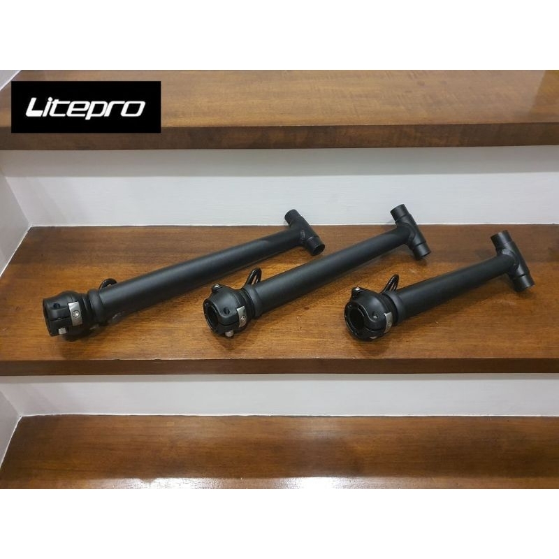 LITEPRO PLUS T Bar Bicycle Stem Handle Post Outside Right Fold 29cm ...