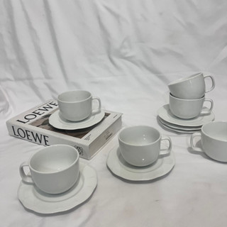 6set of 7oz/8oz espresso cup and saucer ceramic porcelain teacup and ...