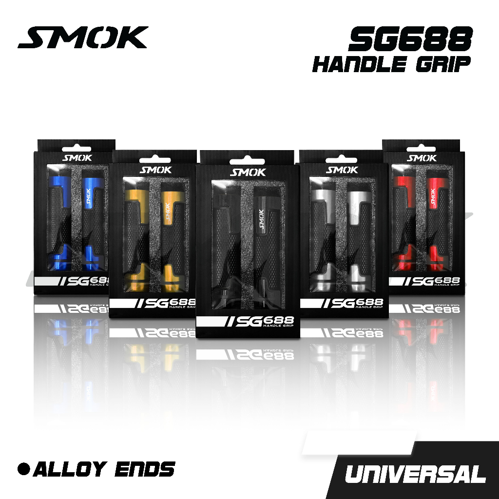 SMOK HANDLE GRIP 688 UNIVERSAL WITH BAR END AEROX / NMAX / SNIPER 150 ...