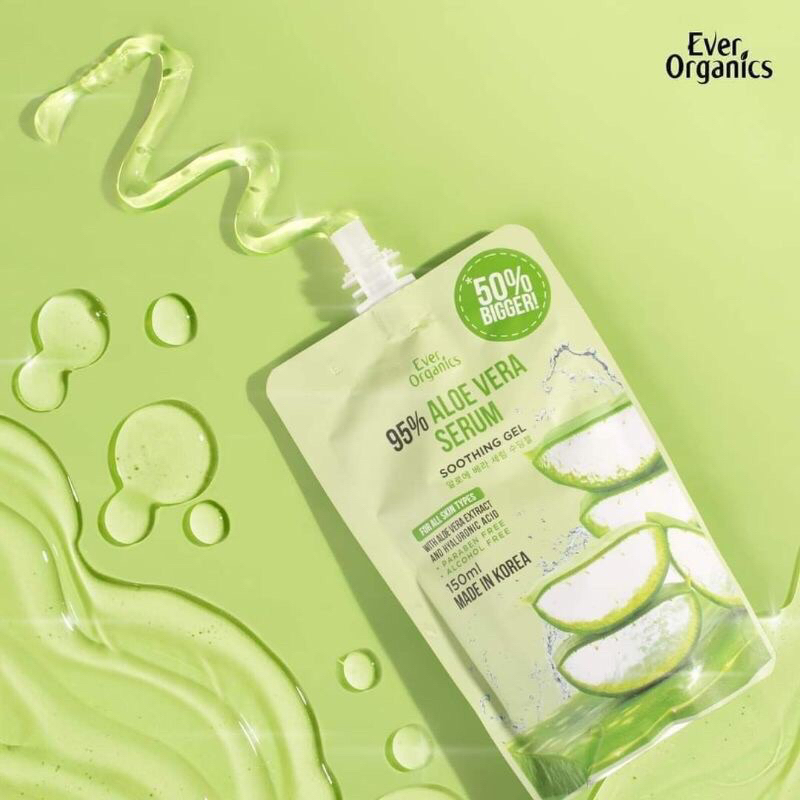 EVER ORGANICS SERUM SOOTHING GEL 150ml ( all variants) | Shopee Philippines