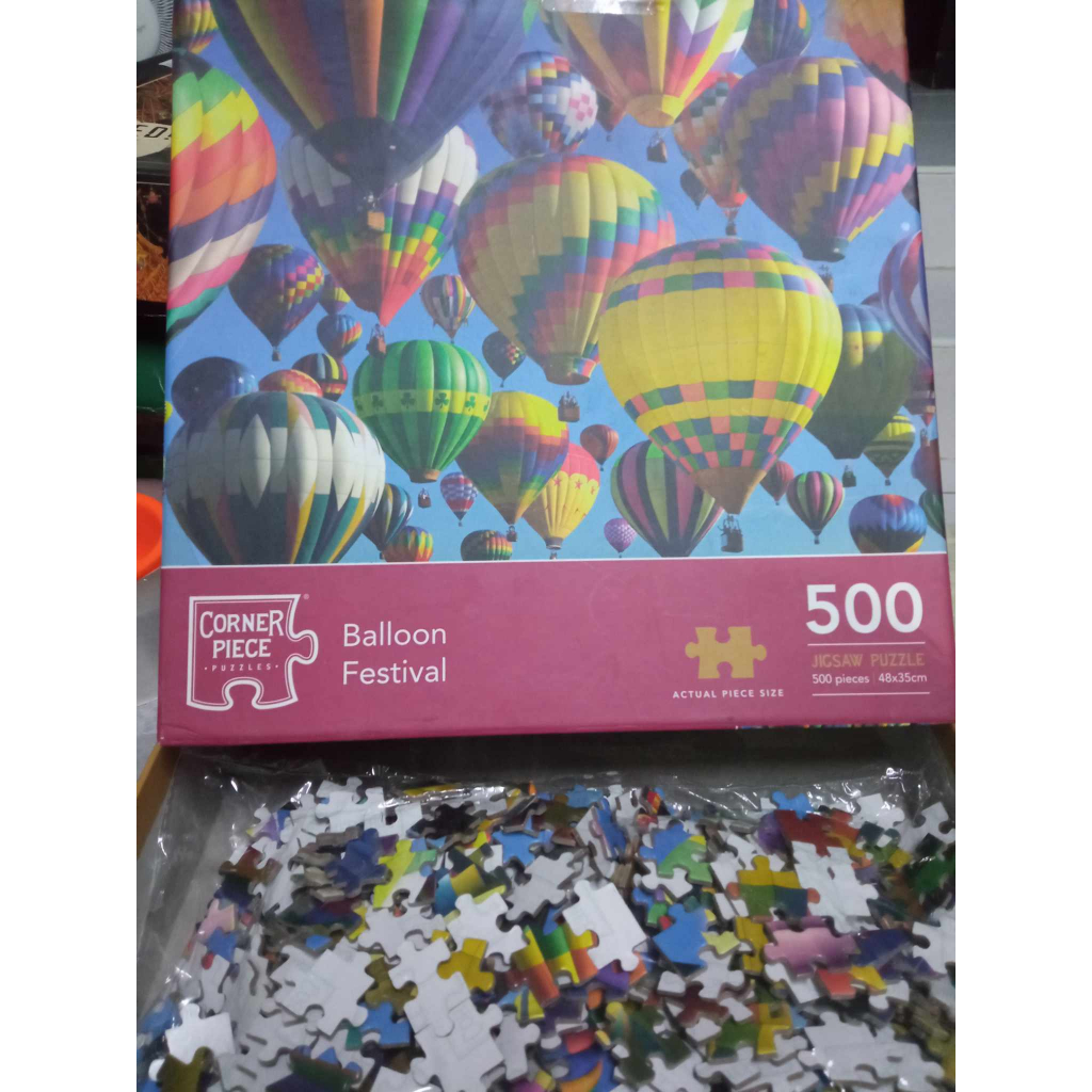 Jigsaw Puzzle Balloon Festival Corner Piece 500 pcs Complete Sealed ...