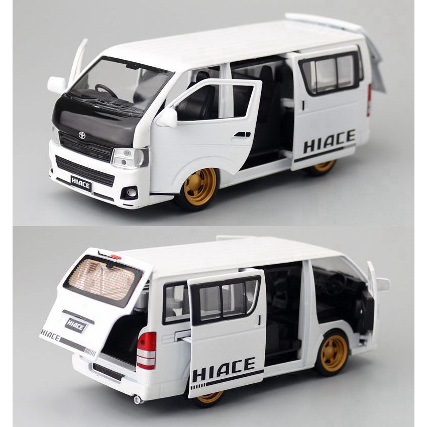 NEW Alloy Toy TOYOTA HIACE 1:32 ALLOY DIE-CAST CAR MODEL 68037 | Shopee ...