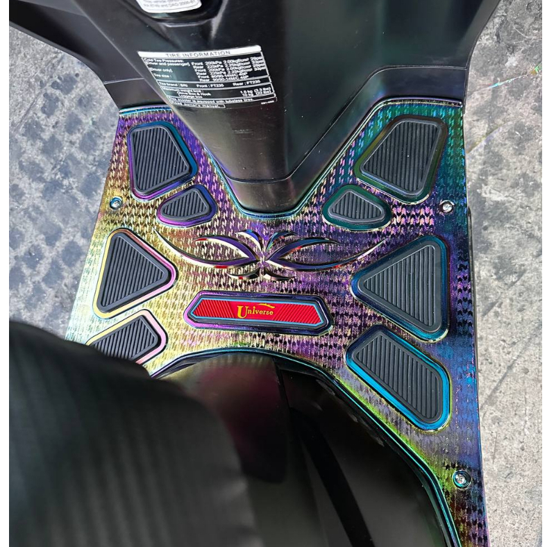 Click V3 V2 125i 150i titanium footboard matting with bolts | Shopee ...